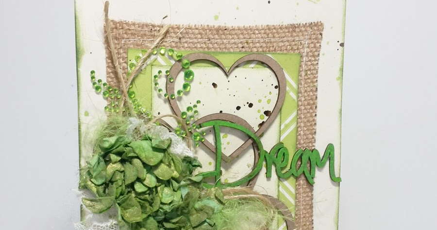 Erin Reed Makes: Green "Dream" Card **Creative Embellishments & Eyelet ...
