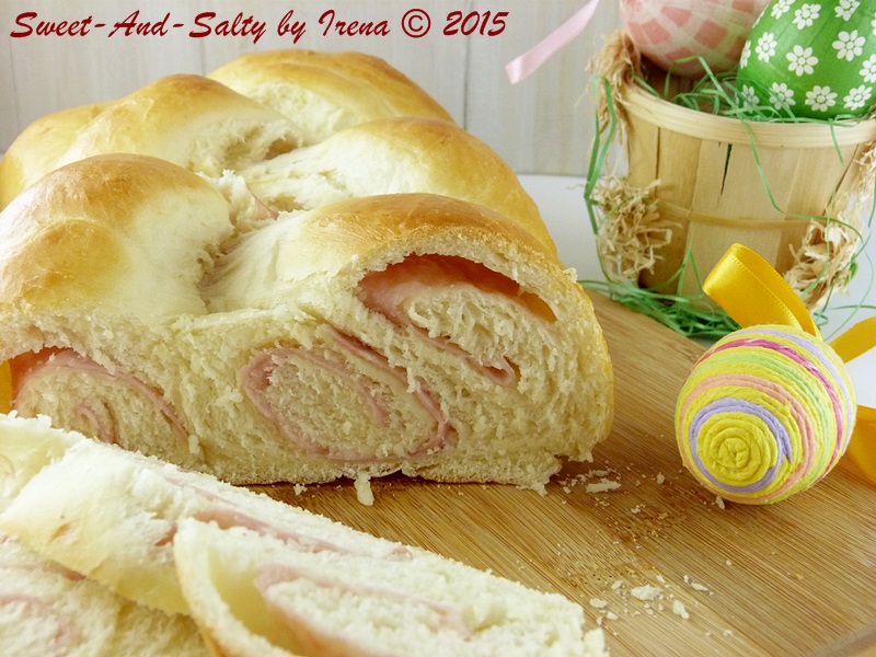 sweet-and-salty: Pletenica sa šunkom / Ham Braid