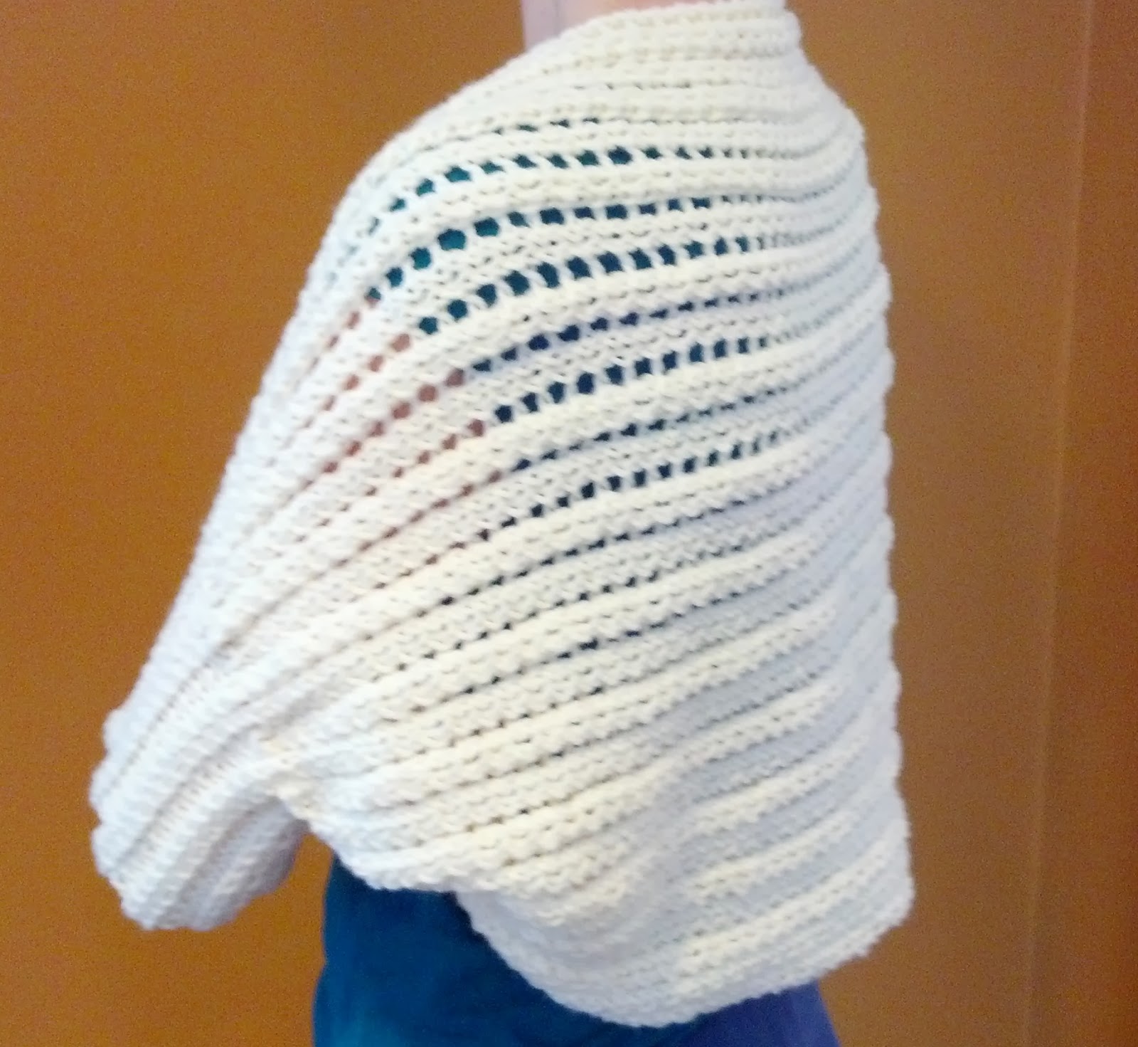 Pattern: Cozy Shrug - Knit a Bit, Crochet Away