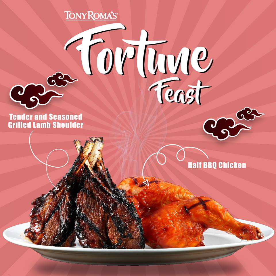 FEAST ON FORTUNE TOGETHER WITH TONY ROMA'S. - dboystudio