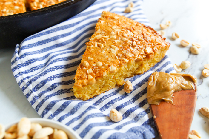 Peanut Butter Cornbread from The Last O.G. Cookbook | Bake at 350°