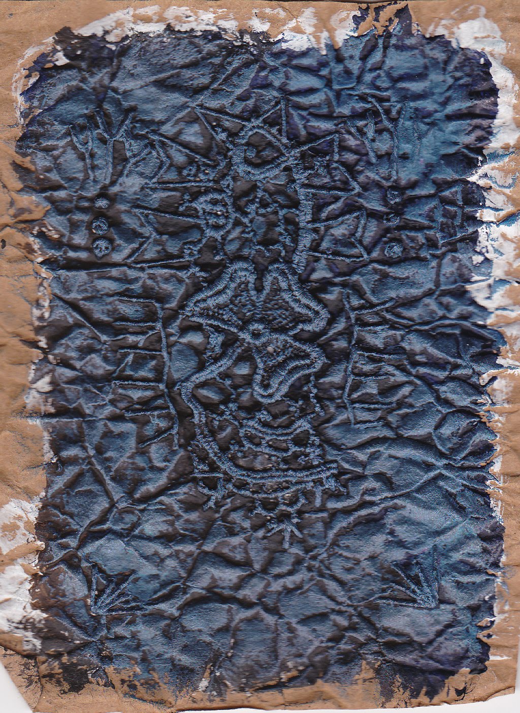 Adrienne's Art Garden: Brown paper ATC