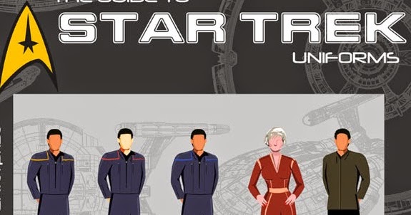 A Guide to Star Trek Uniforms [Infographic] - The Geek Twins