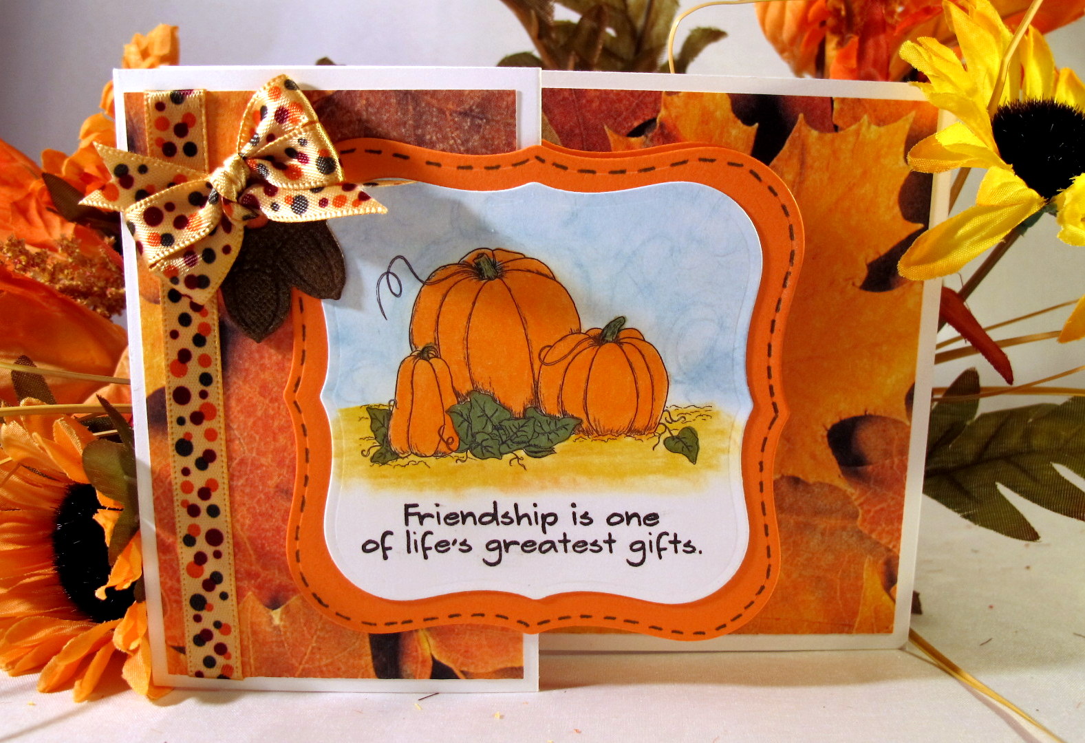 DAR'S CRAFTY CREATIONS: FALL cards and a TUTORIAL ...