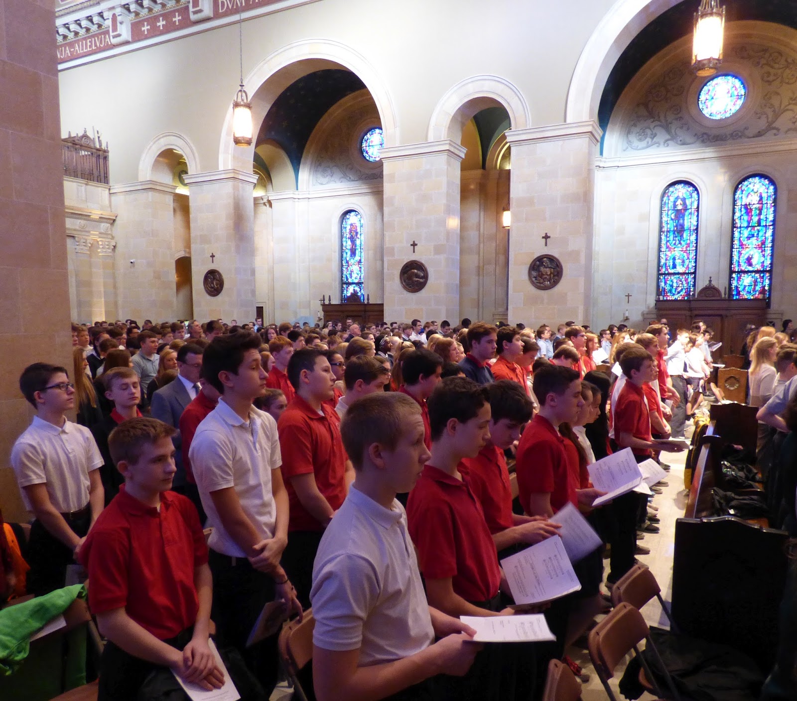 Saint Columbkille Parish: 8th Grade Mass - Catholic Schools Week 2016