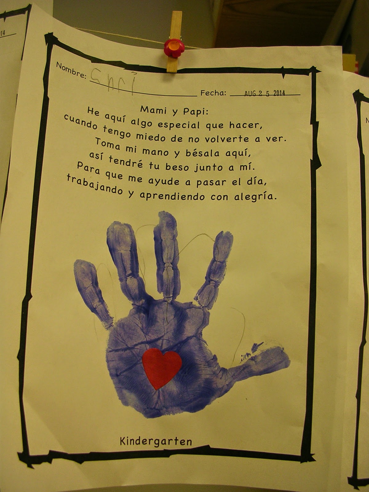 Bilingual Kinder: First Week of School