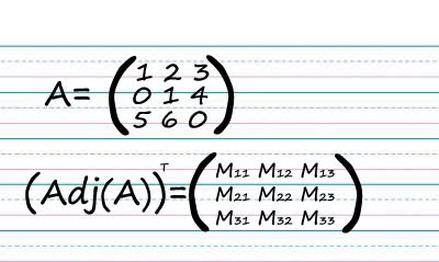 EarthNote: How To Calculate Determinant,Adjoint,and Inverse a 3X3 Matrix