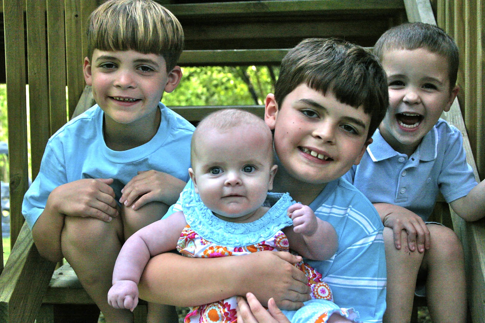 grass stains: In which I blather on about having four kids