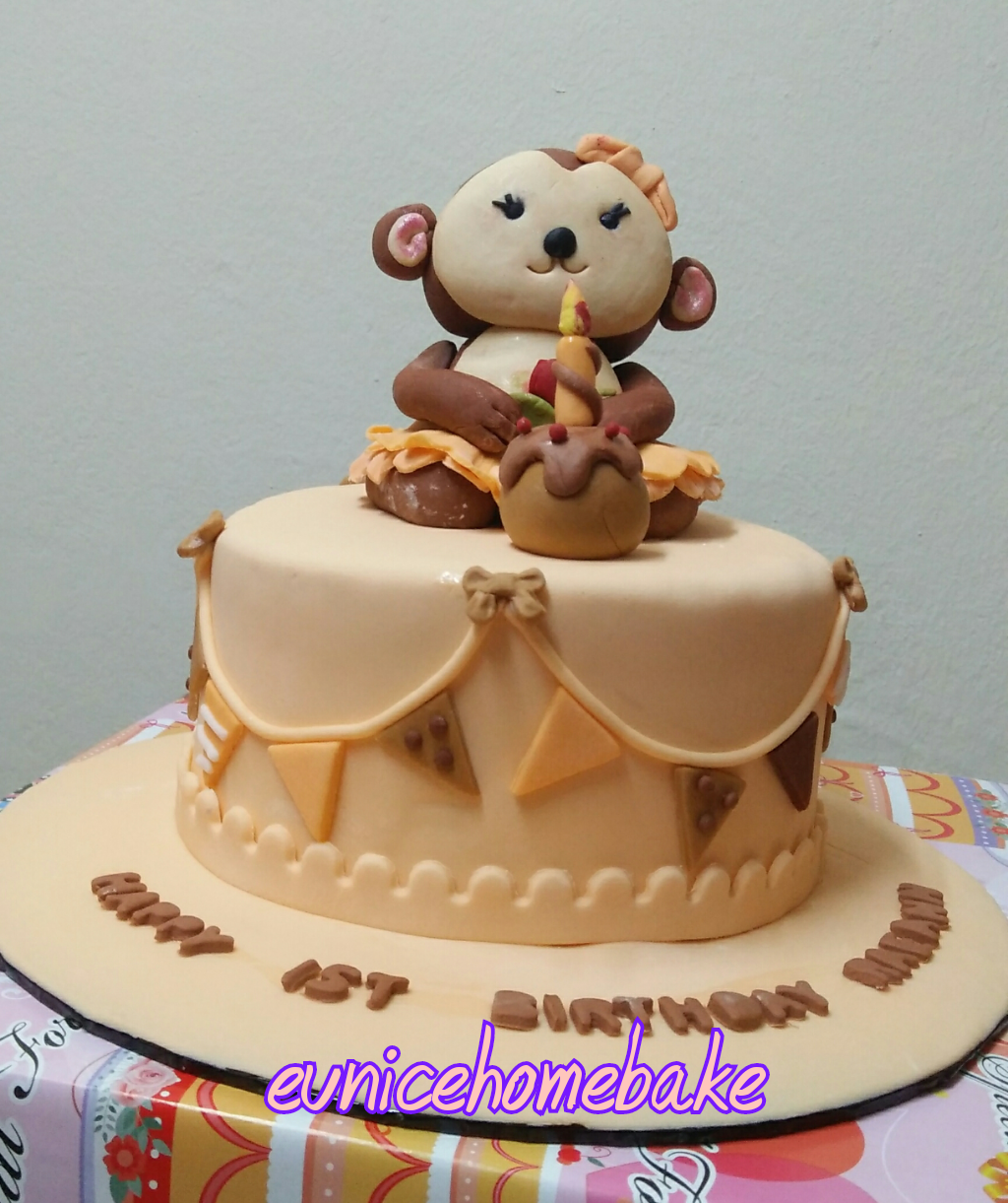 Eunice Home Bake (Klang): Monkey Themed Cake