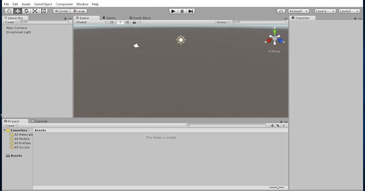 Oasis Studio Unity Game Engine Tutorial: Unity Version 5.3.41 Personal ...