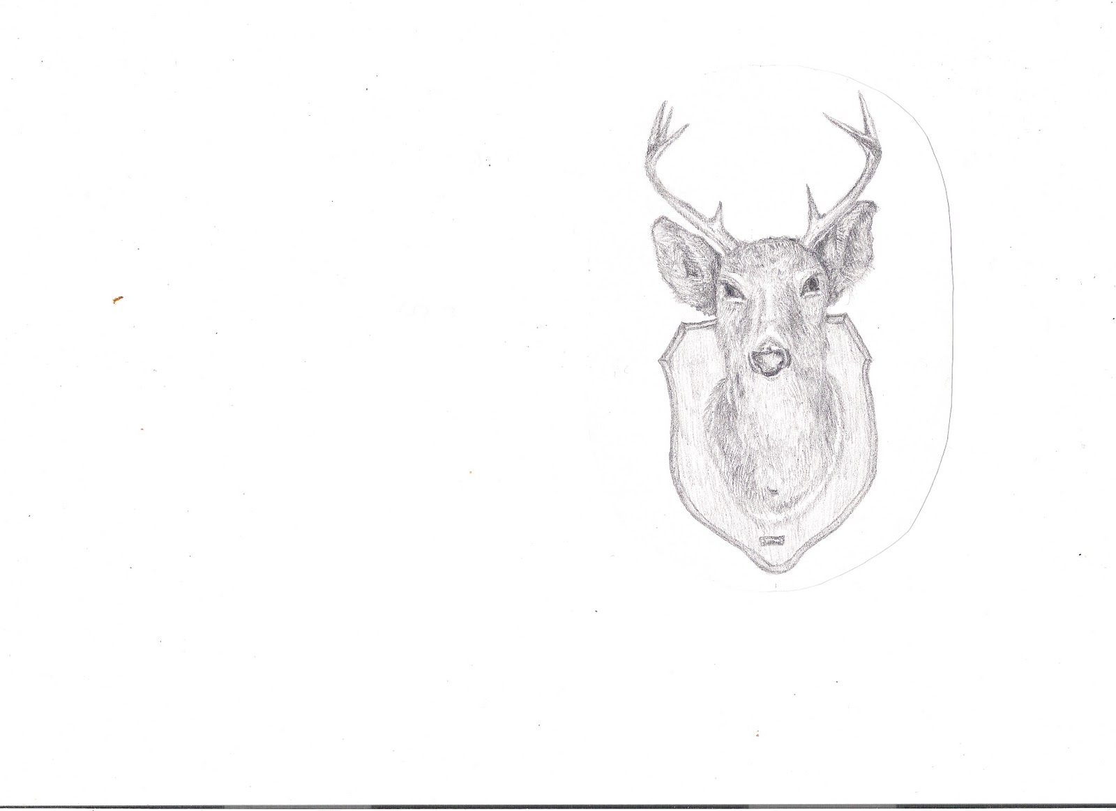 Lucy In The Sky With Diamonds: Deer Drawing.