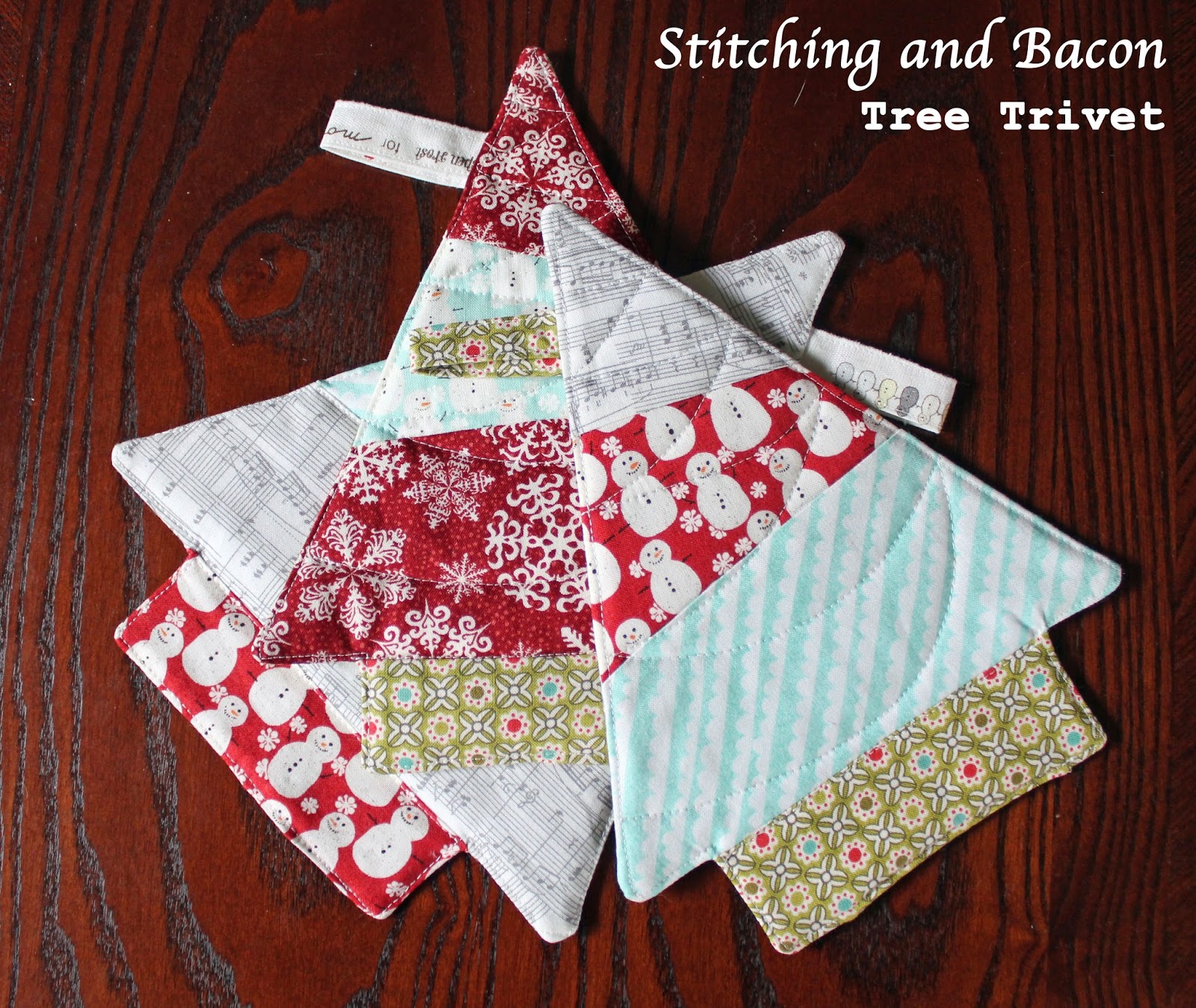 Stitching and Bacon: Tree Trivet Tutorial [Christmas in July Sewing ...
