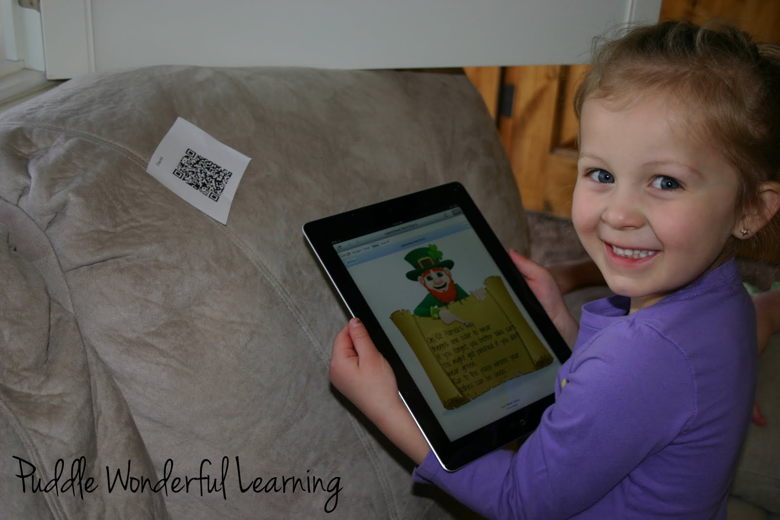 Puddle Wonderful Learning: Leprechaun Treasure Hunt With QR Codes
