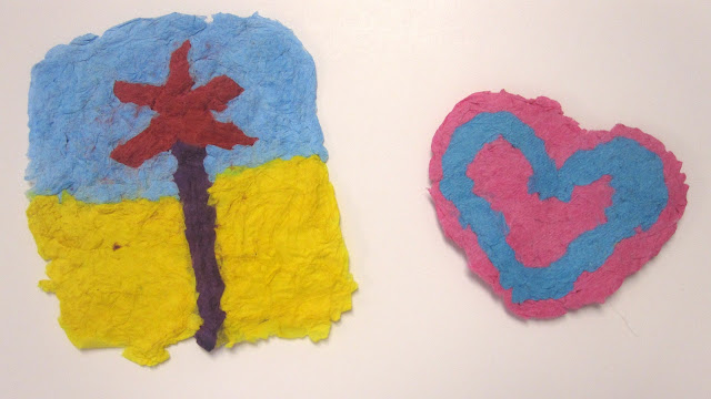 Art is Basic-- Art Teacher Blog: Paper Pulp Pictures