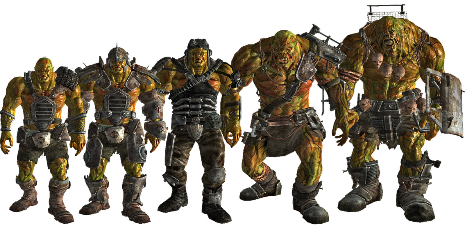 Handy bipedal Mutant & Creature Size chart : r/Fallout2d20