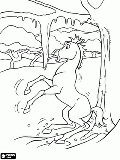 Laminas para Colorear | Coloring Pages: Spirit para dibujar y pintar