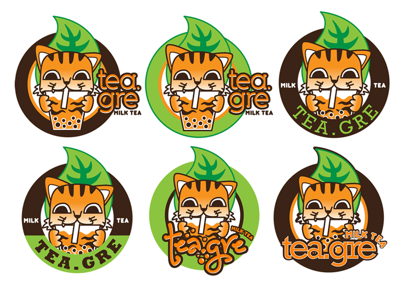 Logo Design: Tea.gre Milk Tea - csz97 Blog Folio