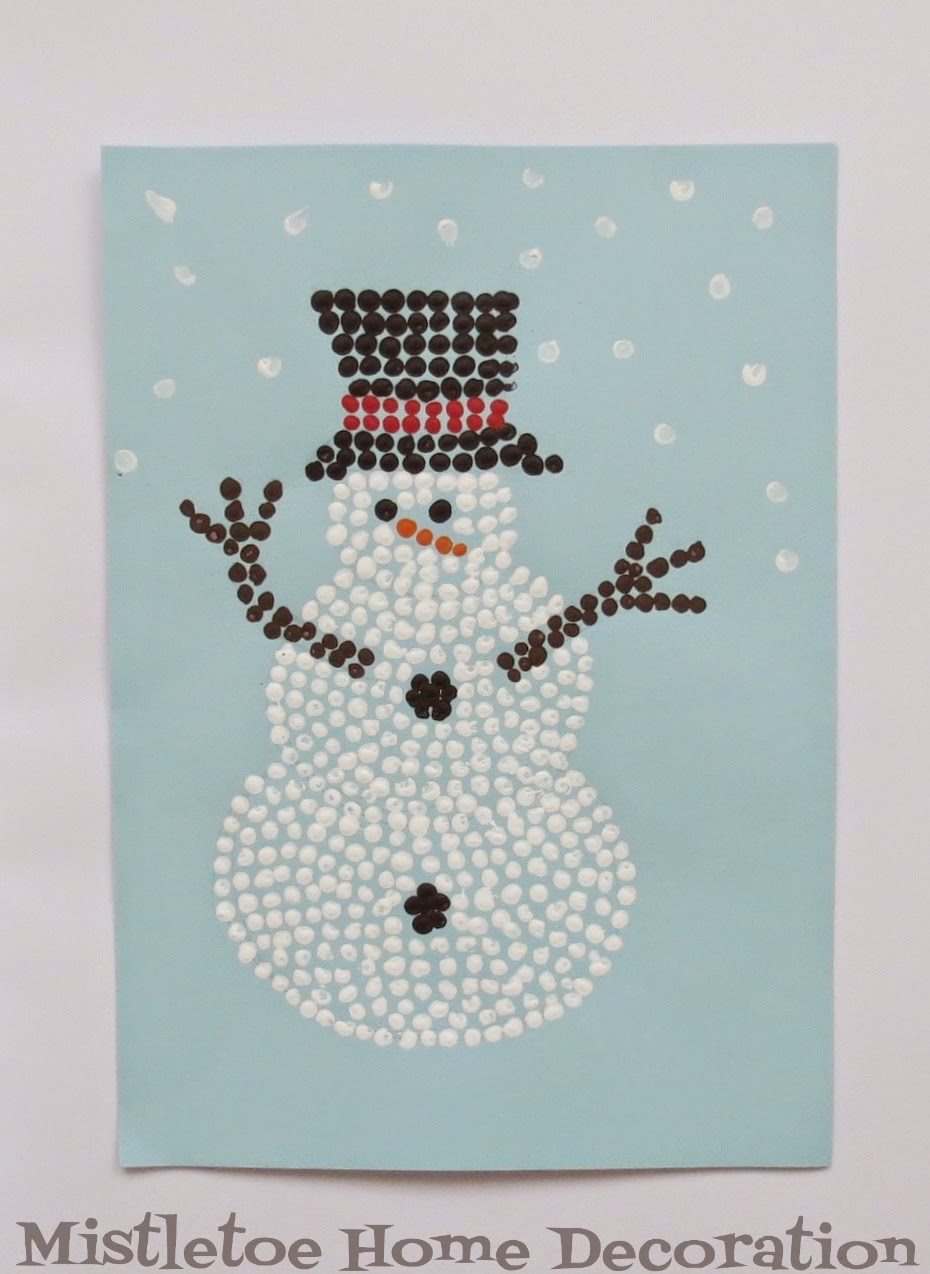 Snowman Dot To Dot