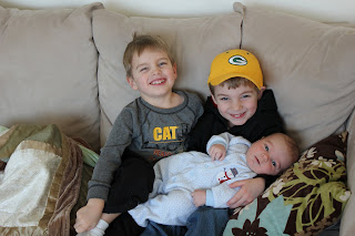 Hayden, Donovan and Emerson Gulya's Big Adventures: The Boys holding ...