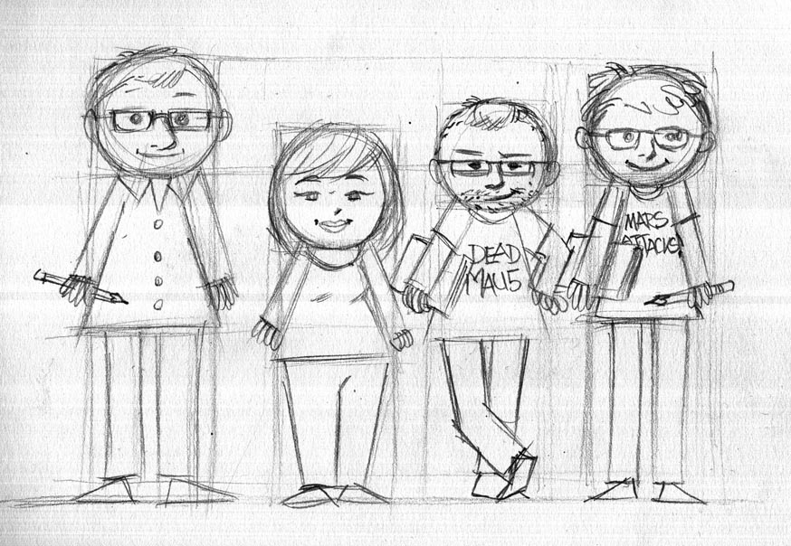 Creative Concepts: Drawing Basic Shape Cartoon People