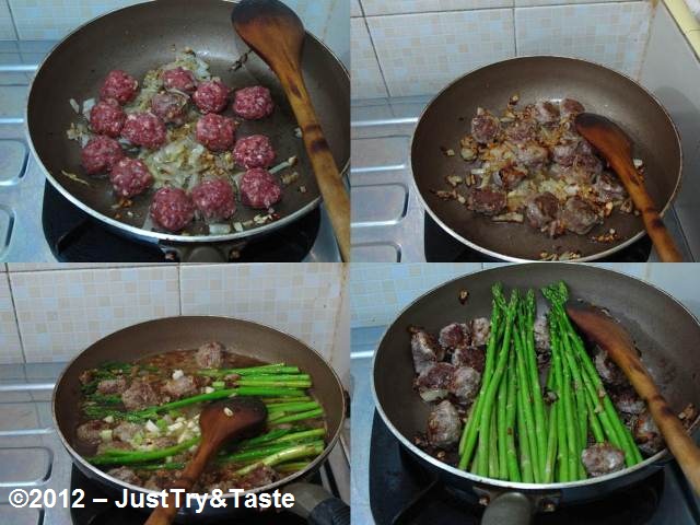 Sup Asparagus dengan Bola-Bola Daging | Just Try & Taste