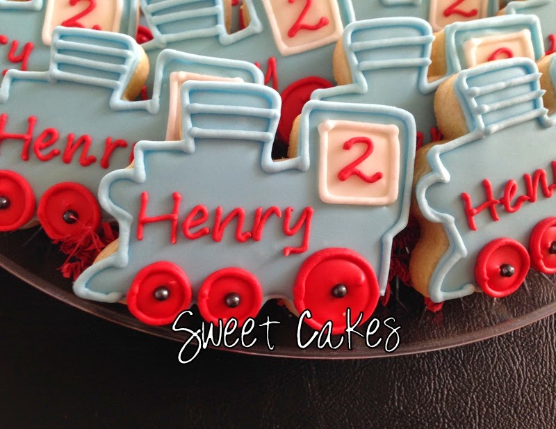 Sweet Cakes: Train Cookies
