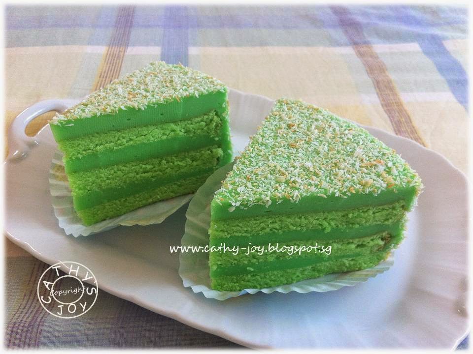 cathy's joy: Pandan Kaya Cake