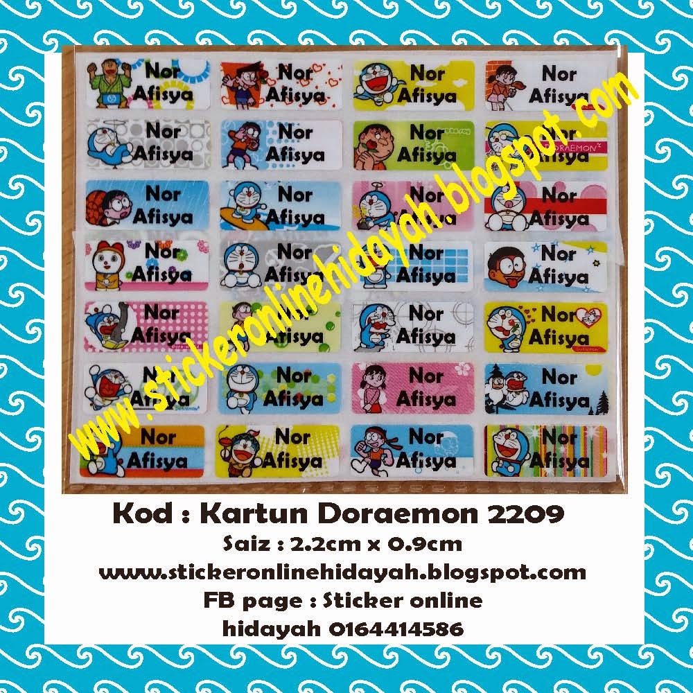 Sticker Online Hidayah: Sticker Kartun Contoh