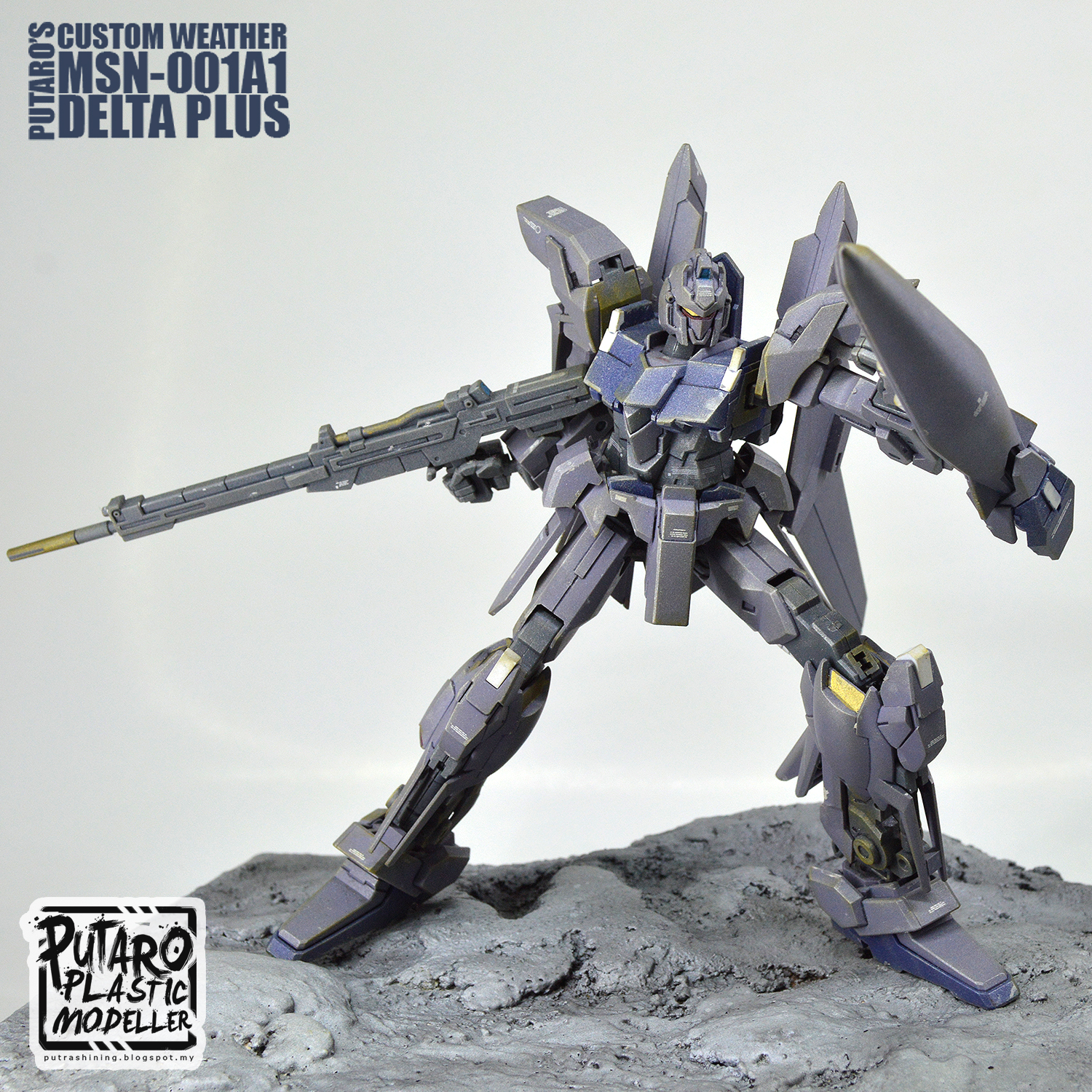 HGUC 1/144 MSN-001A1 DELTA PLUS custom by Putra Shining