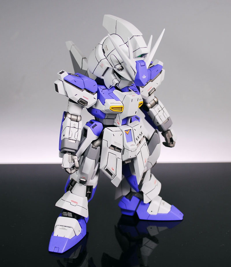 GUNDAM GUY: SD RX-93-v2 Hi-v Gundam - Custom Build