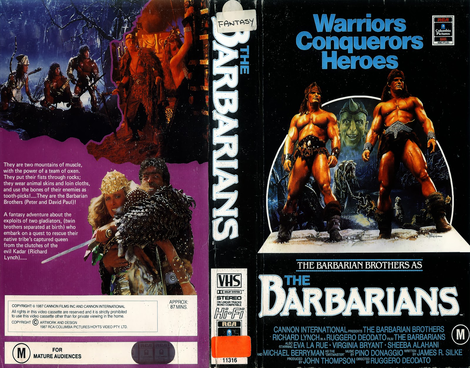 Australian VHS Covers: RCA Collection