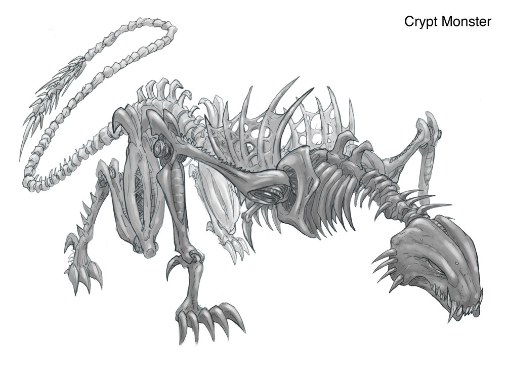 Michael White Sculpting & Props: Crypt Monster Maquette