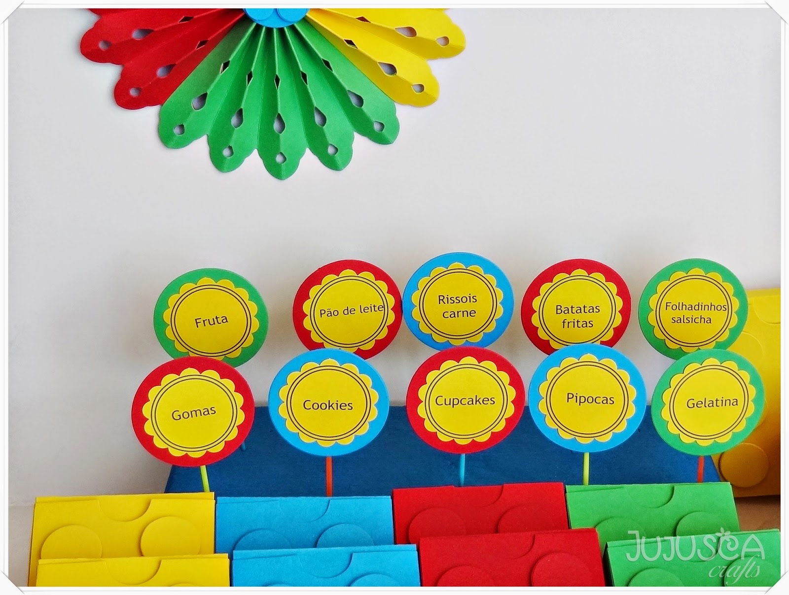 Jujusca Crafts: Aniversário - Tema Lego