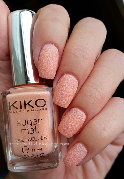 It`s all about nails: Kiko Sugar mat 451 Apricot