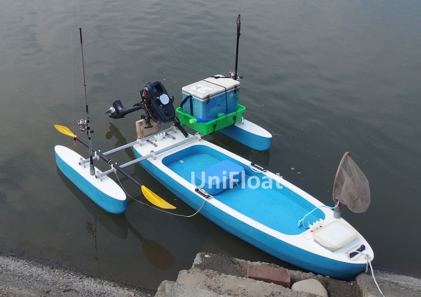 Unifloat – A Tiny Motoring-Fishing Platform