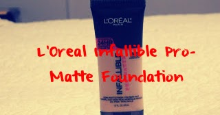 L'Oreal Infallible Pro-Matte Foundation