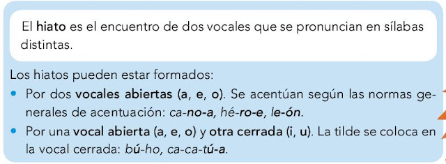 Convivimos y aprendemos juntos.: EL HIATO