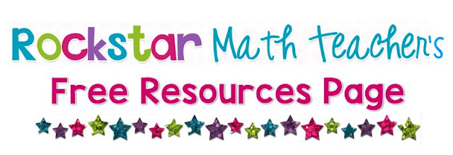 Rockstar Math Teacher ★: My Free Resource Links and Downloads