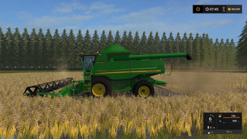 Farming Simulator Sul: FS 17 John Deere 9570 STS v1.0