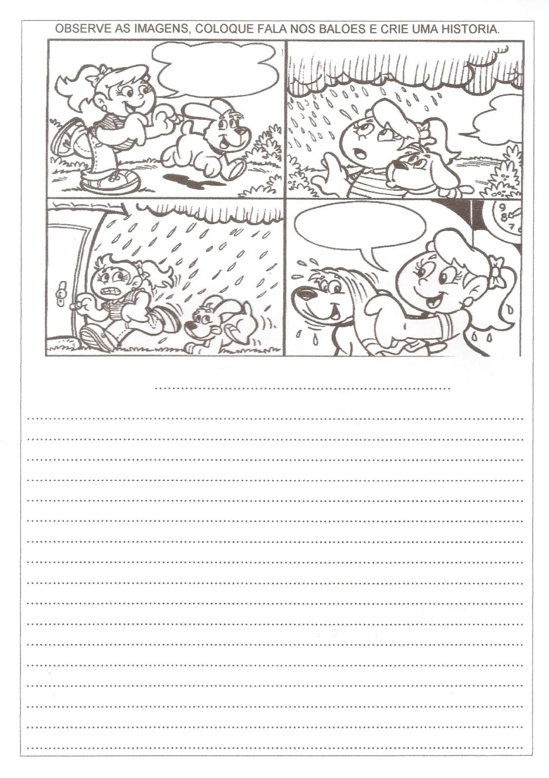 ALFABETIZAÇÃO SOLIDÁRIA: Produção de texto com imagens