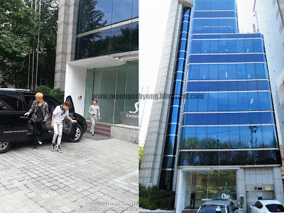 EXO at New SM Entertainment Building