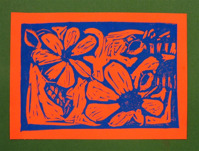 Open Window School Art: Insect Block Prints