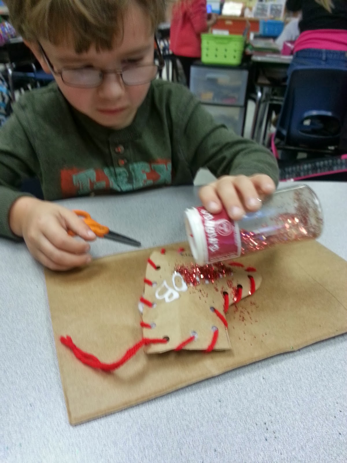 Gobs of glue, paper, and glitter! - Teacher by the Beach