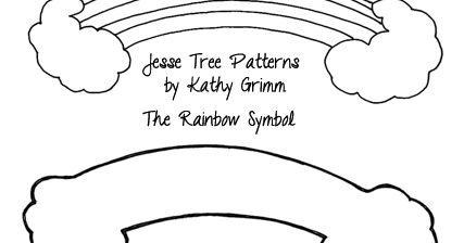 Jesse Tree Ornament - The Rainbow | Christian Clip Art Review