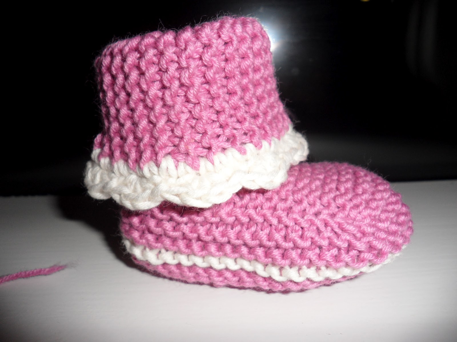 Hjemmelaget: Strikka babysokker