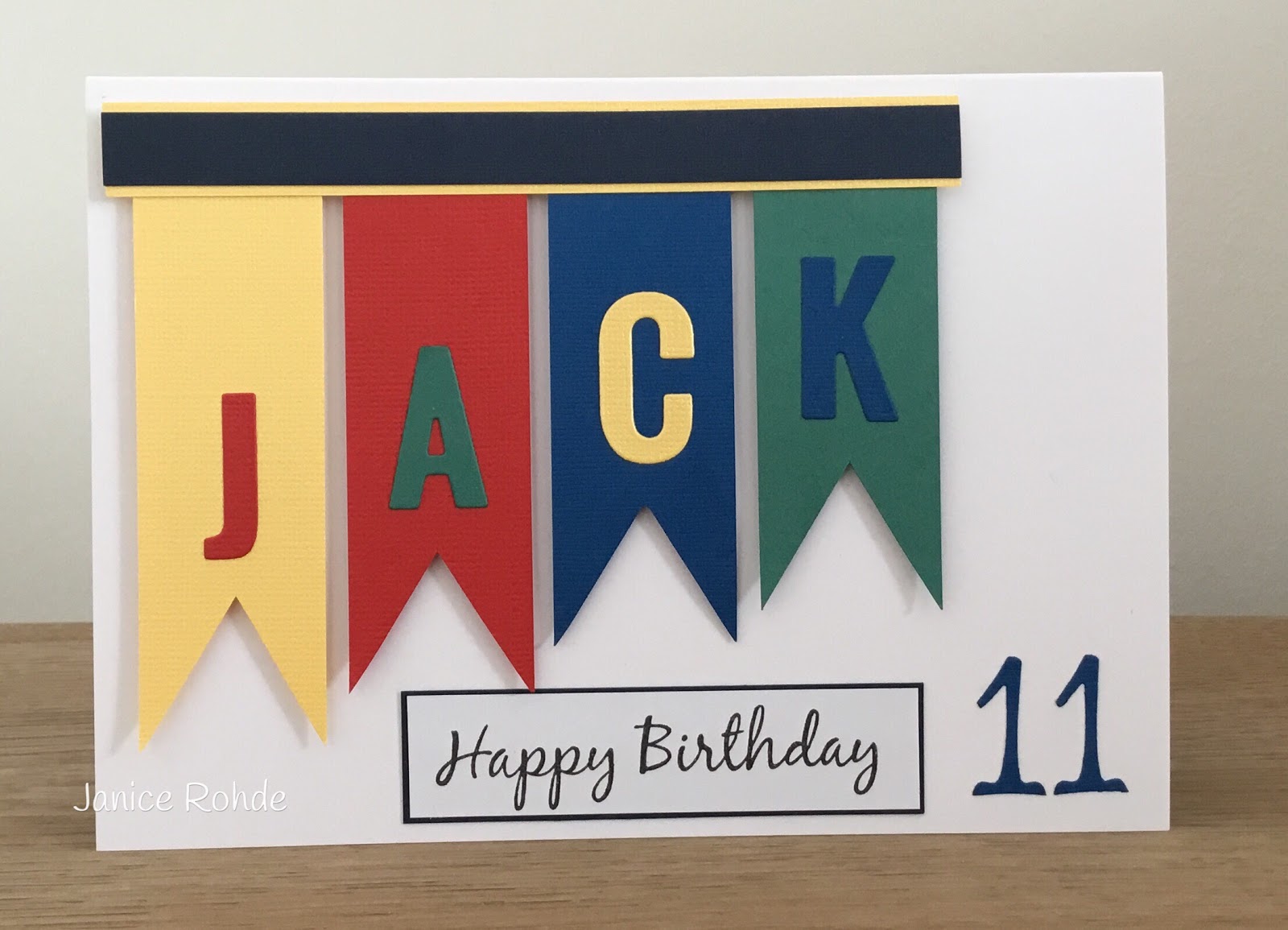 My Craft Room Makes: A Birthday Card for an 11 Year Old