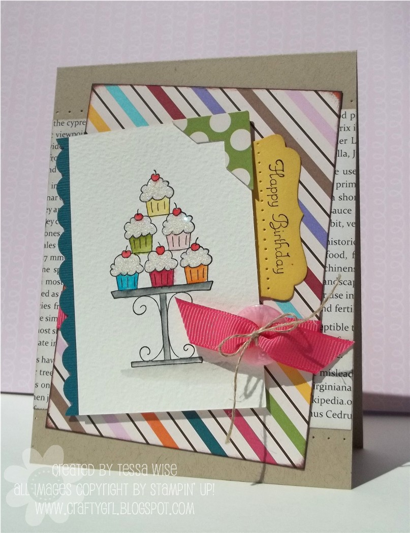 CRAFTY GIRL DESIGNS: Colorful Happy Birthday Card