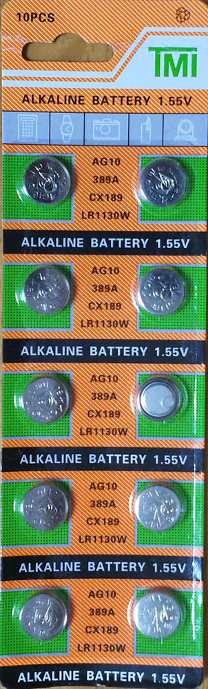 xr100で遊ぶ？: ボタン電池の互換性 LR1130