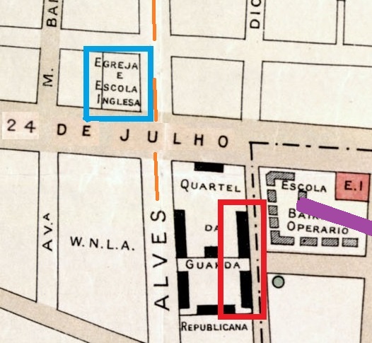 Prédios dos quadrados no Alto Maé - hipótese Egreja e Escola Inglesa de ...