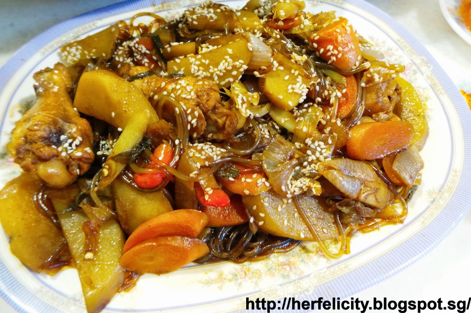 Lirong | A singapore food and lifestyle blog: Recipe: Korean Jjimdak ...